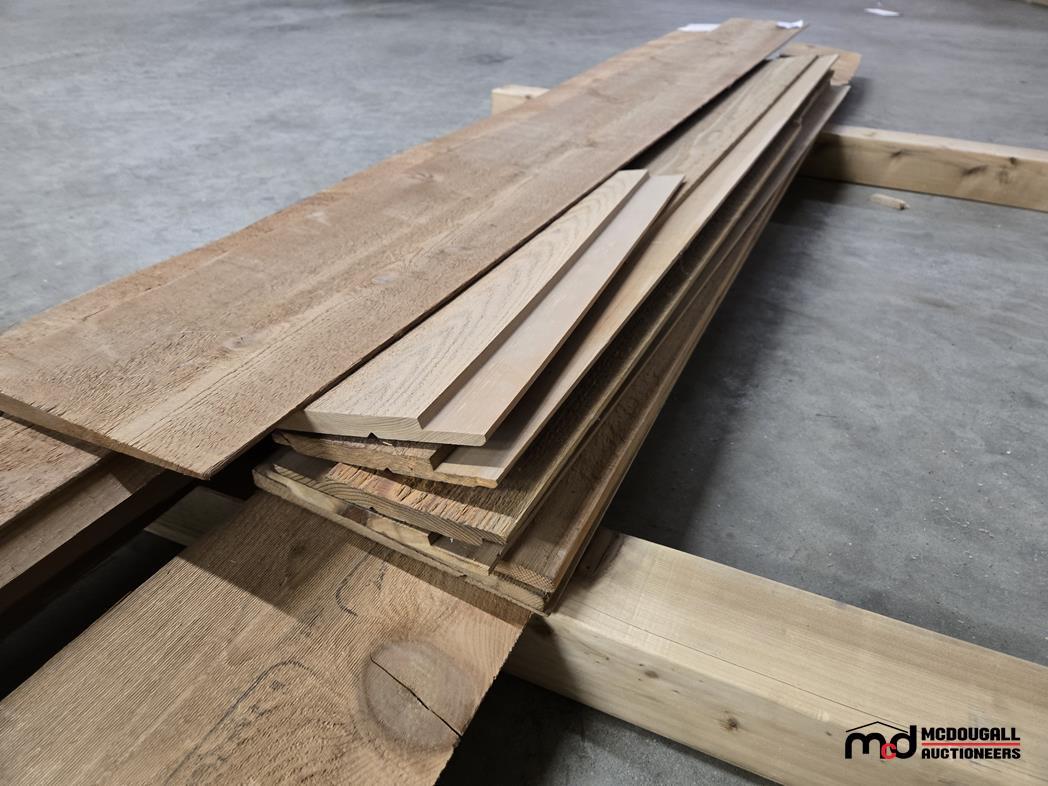 Quantity of Assorted Western Red Cedar Boards (Approx. 10'' Wide)